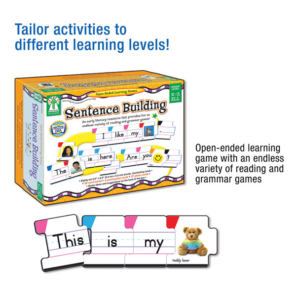 Carson Dellosa Publications Sentence Building Flash Cards & Reviews ...