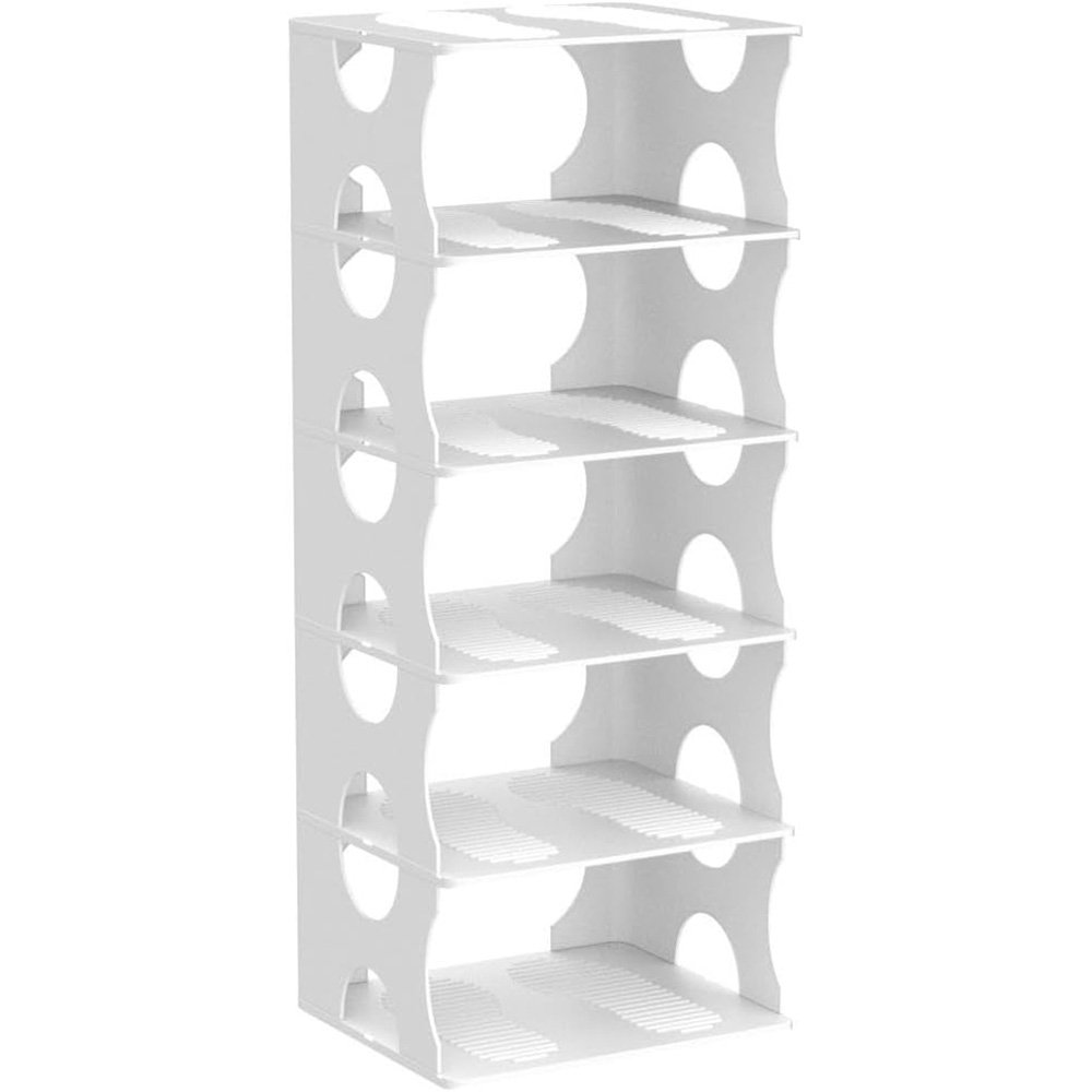 Rebrilliant 6-Tier Shoe Rack,Stackable Shoe Storage Organizer For ...