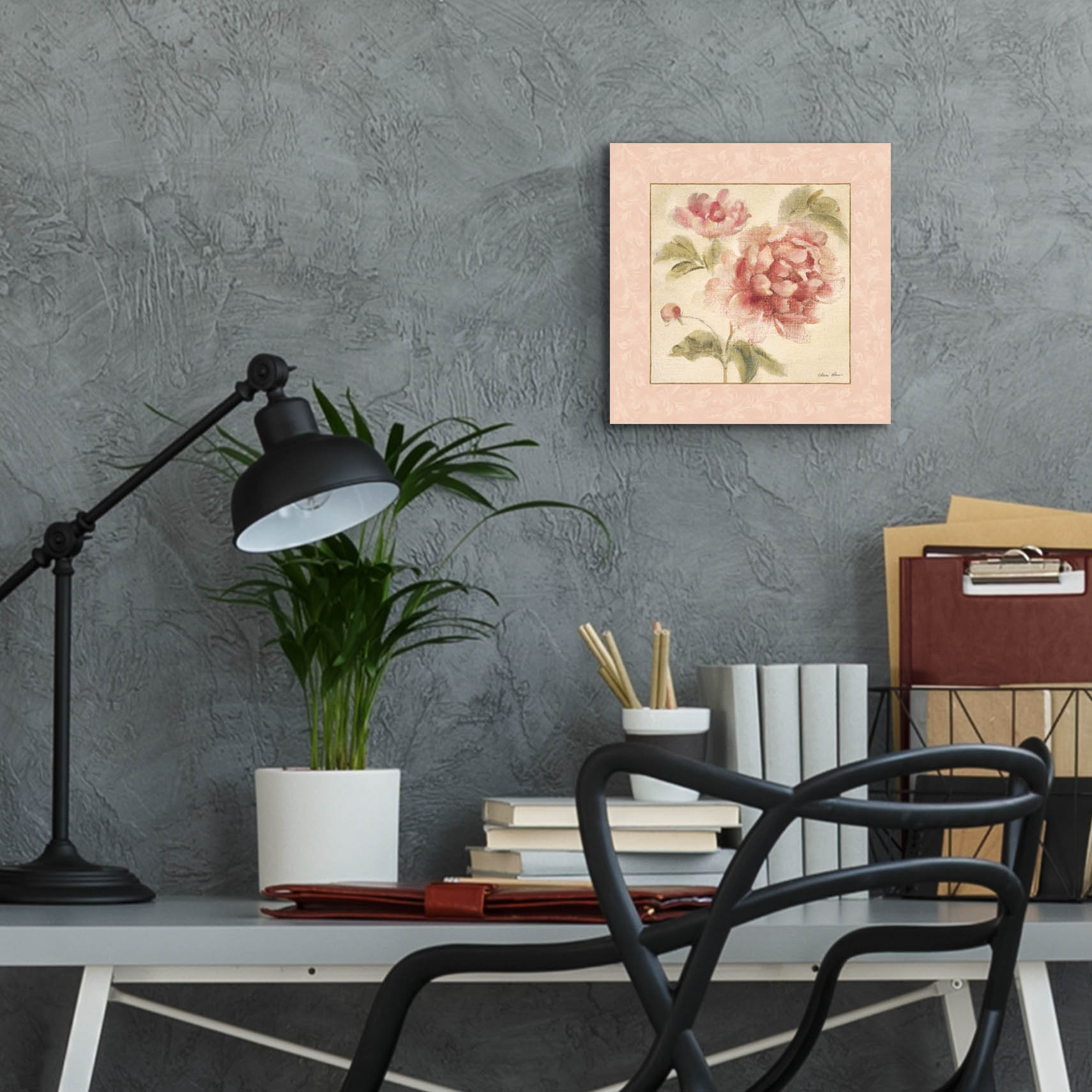 Red Barrel Studio® 'Rose Acanthus 1' by Cheri Blum Acrylic Glass Wall ...