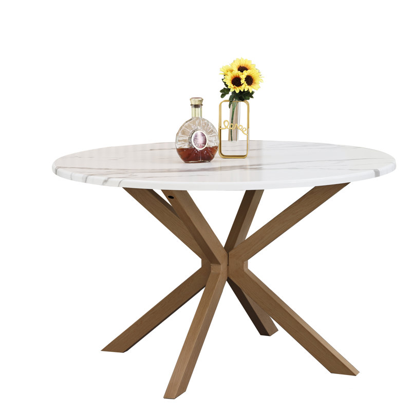 George Oliver Ismary 47.24" Pedestal Dining Table | Wayfair