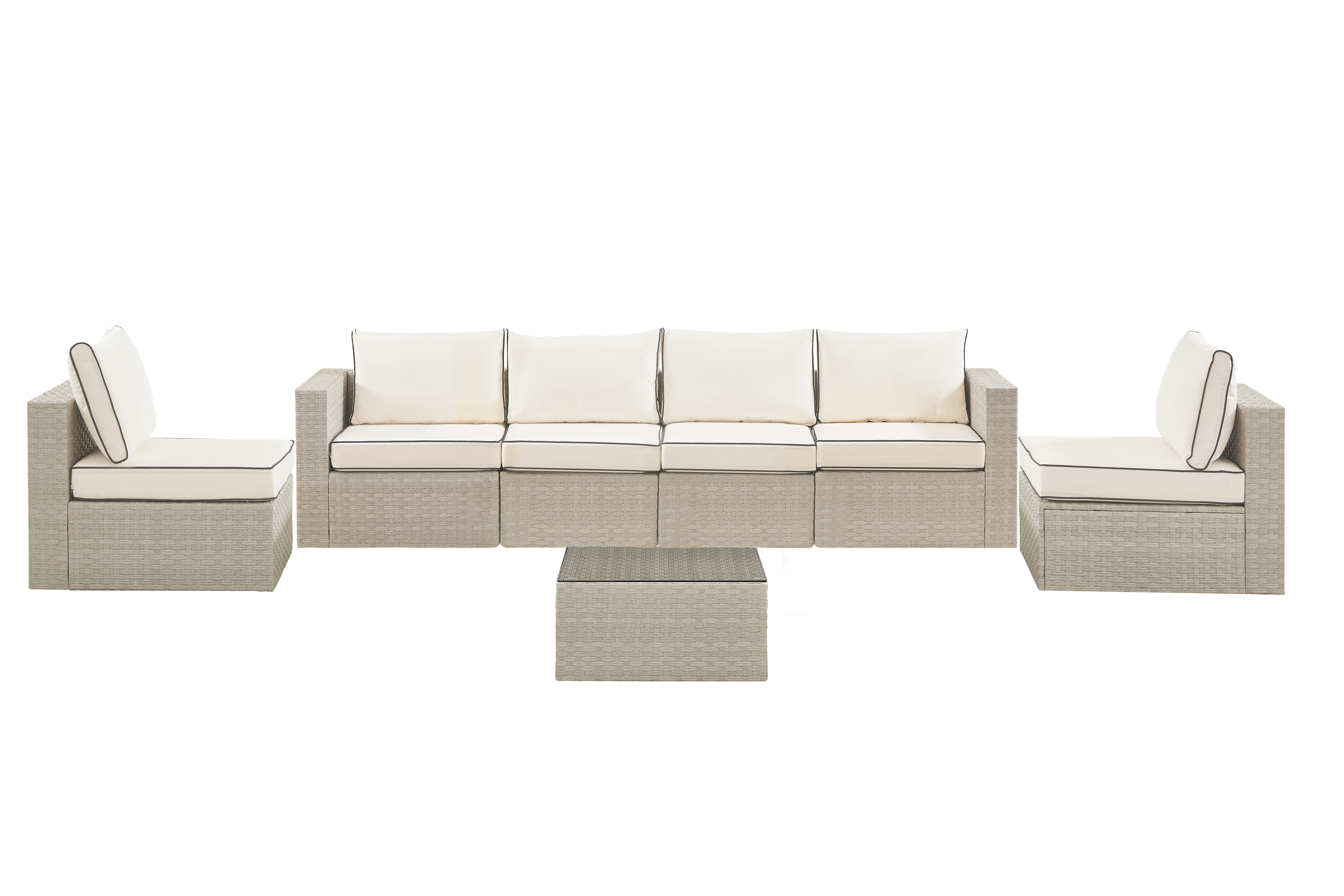 Best Living International 7 Piece Sofa Seating Group with Cushions ...