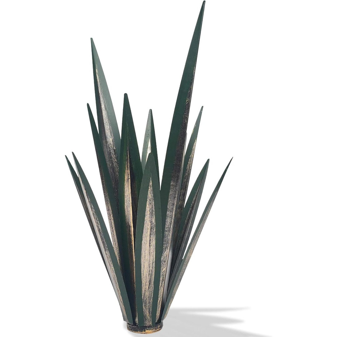 Arlmont & Co. Large Metal Agave Plant Outdoor Garden Decoration,Outdoor ...