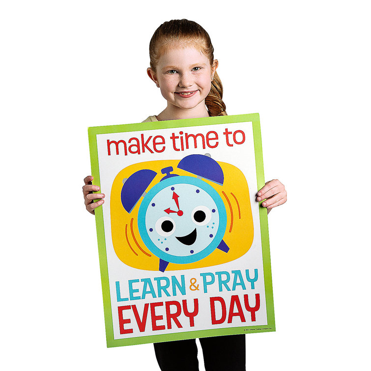 Oriental Trading Company Fun Express Back to School Religious Poster ...