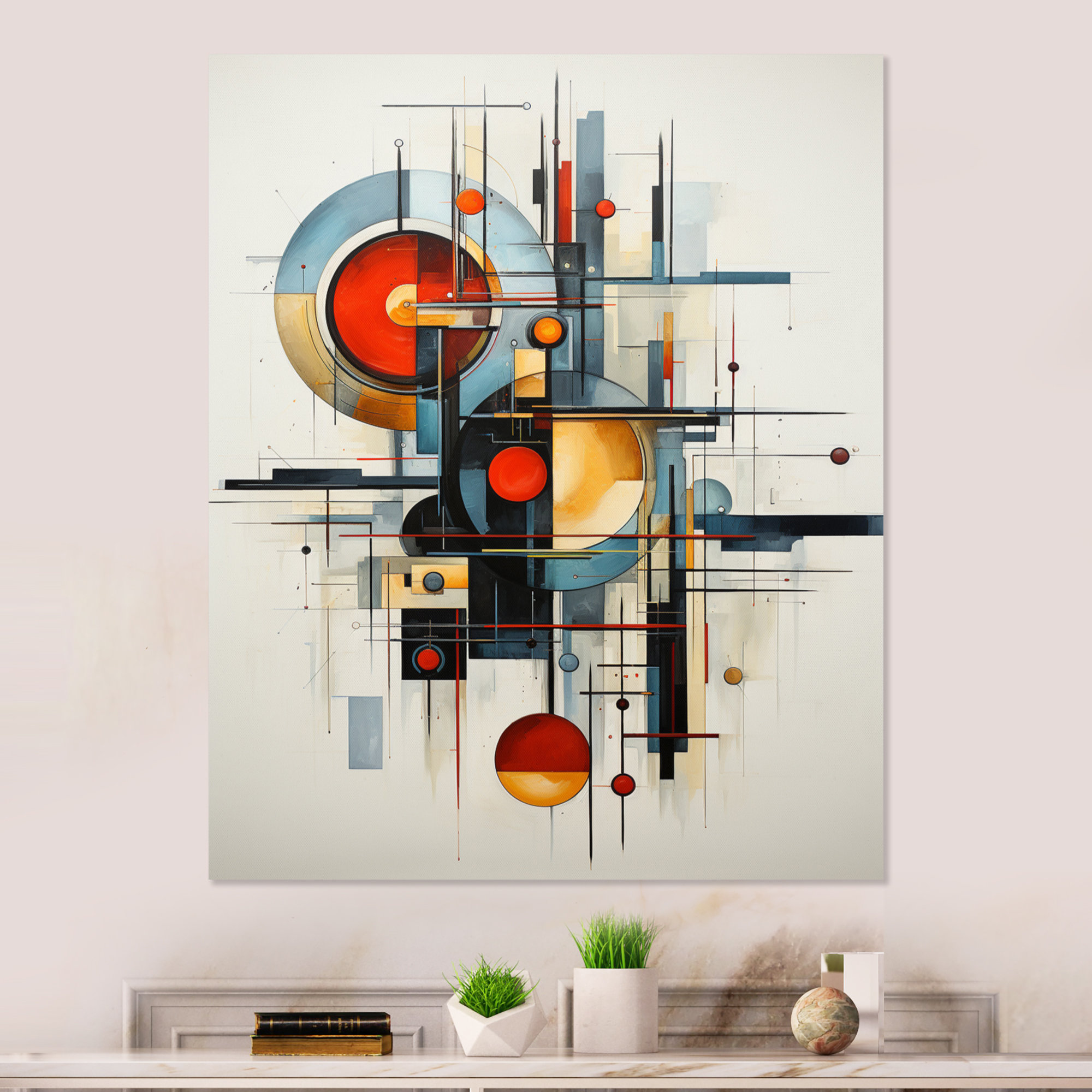 Red Barrel Studio Constructivism Geometric Constructsan Abstract ...