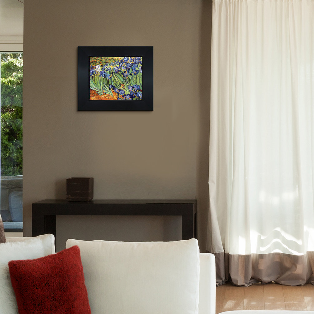 Vault W Artwork Irises by Vincent Van Gogh - Picture Frame Painting ...