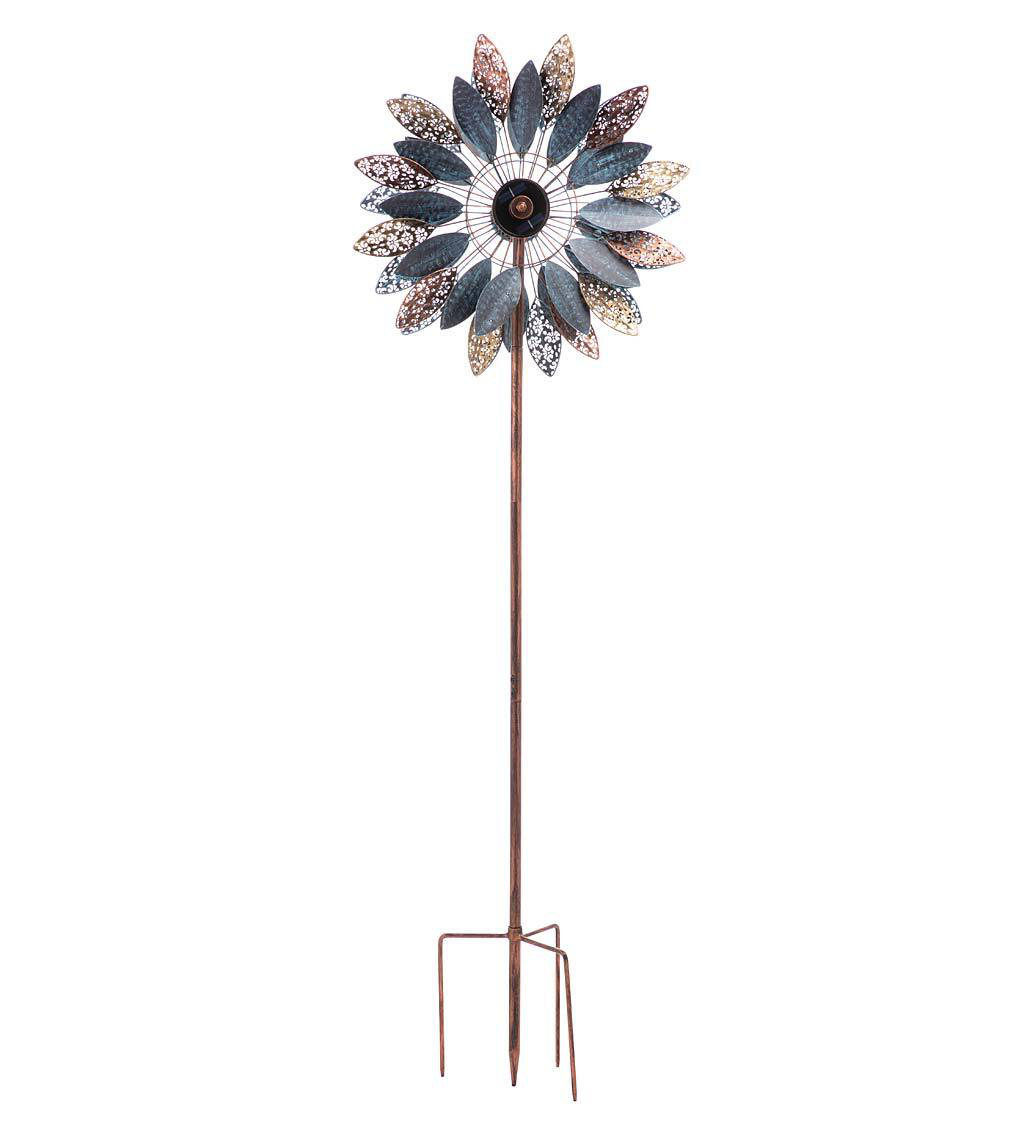 Wind & Weather Metal Rotator - Solar Powered | Wayfair