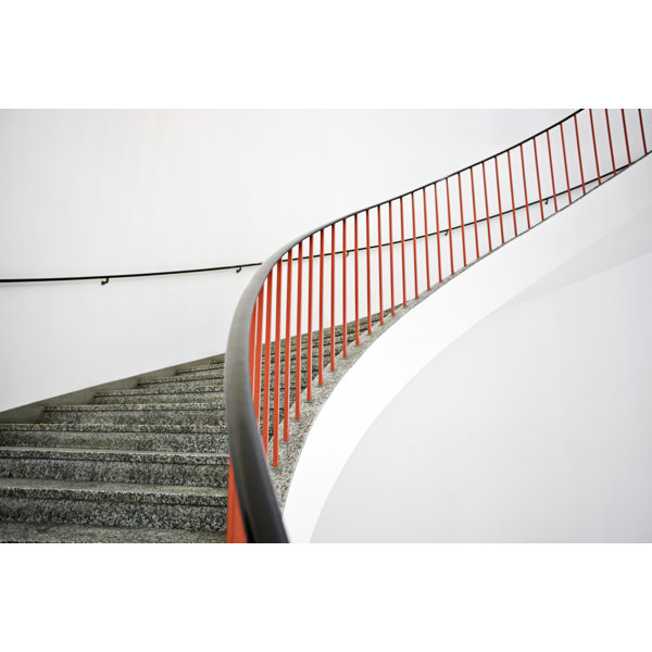 Metro Lane Alcazar Curved Stairs With Red Banister by Alan Graf ...