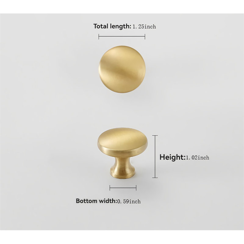 LIYONG 5/4" Diameter Circle Knob Multipack | Wayfair