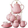 Rosdorf Park Porcelain Tea Set, Coffee Cup/Teacup set, 17-Pieces | Wayfair