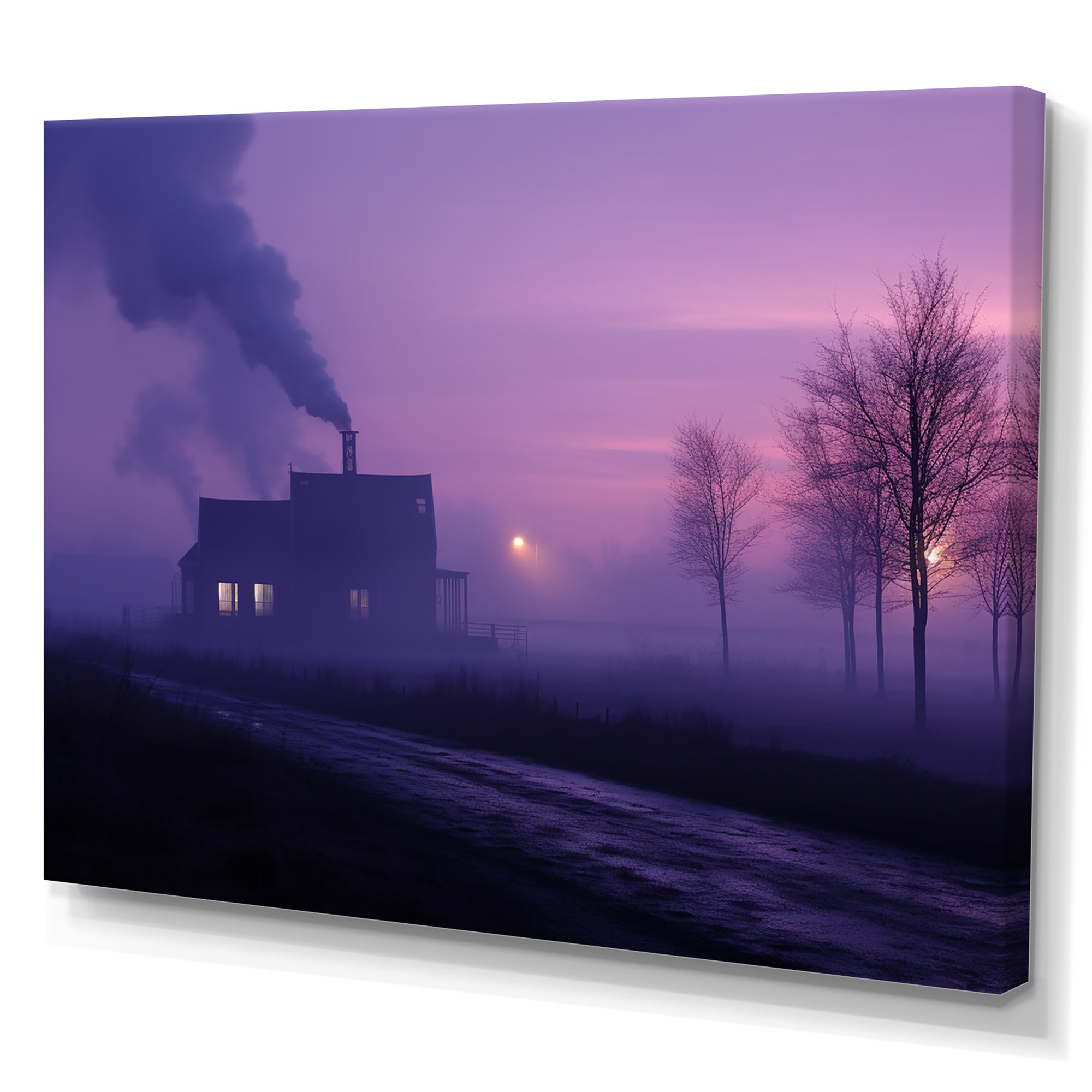 Ebern Designs Violet Veil Industrial Photography I - Buildings ...