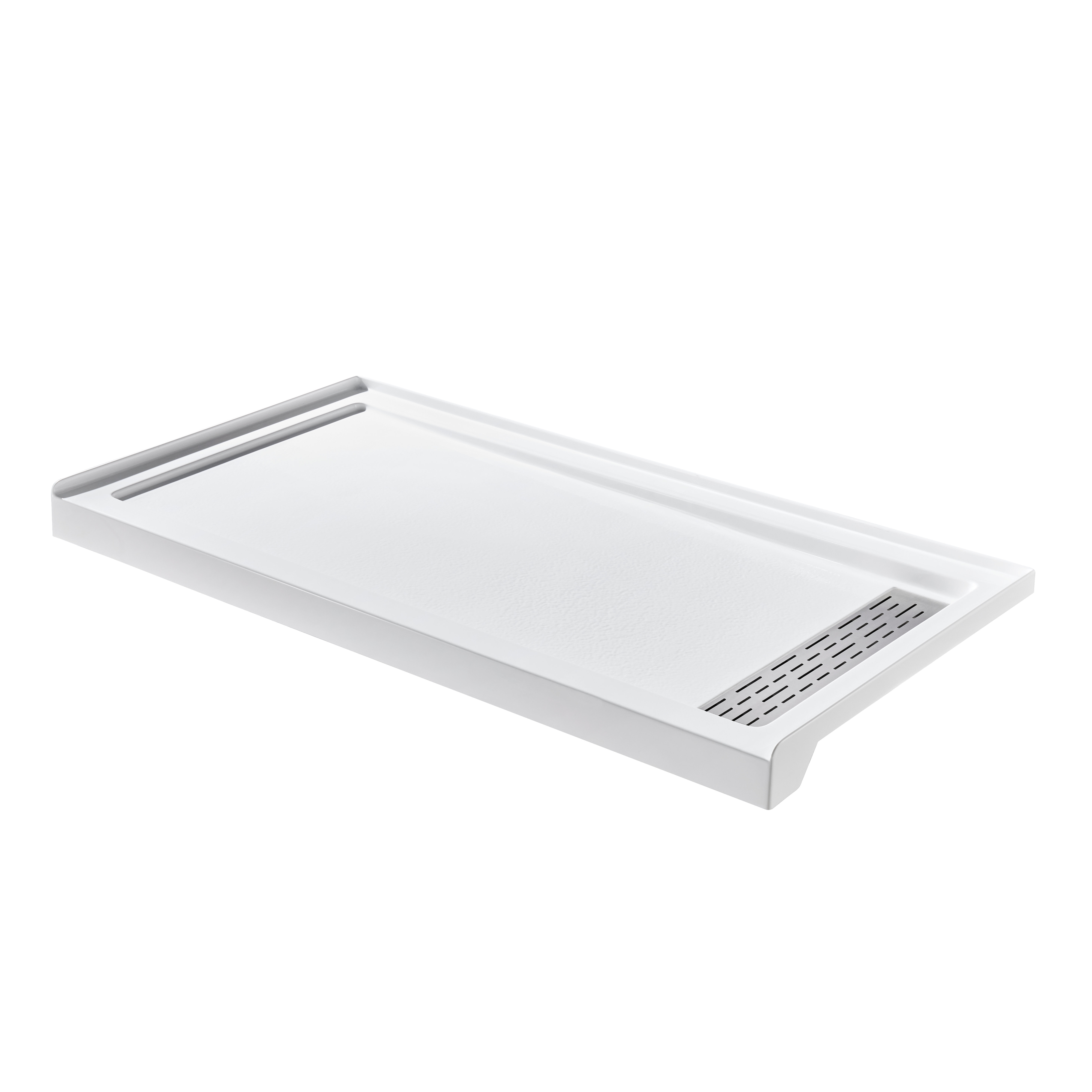 MORVANO 60” x 32” Acrylic Shower Base Pan with Glossy Finish ...