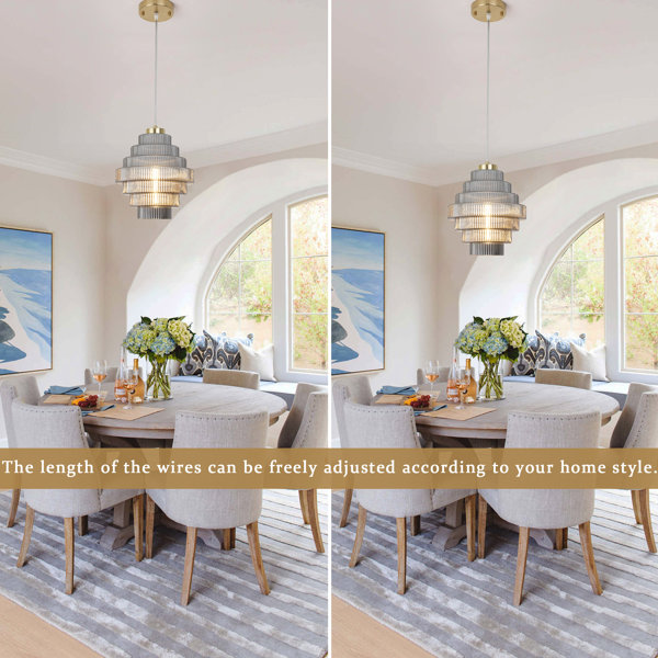 Mercer41 Raylie 1 - Light Shaded Pendant | Wayfair