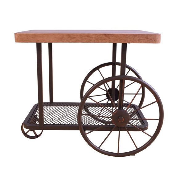 Williston Forge Wheel End Table | Wayfair