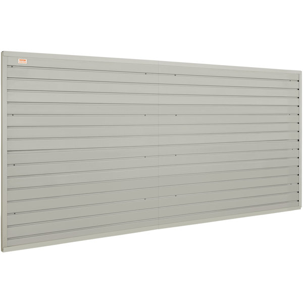 VEVOR 48" H x 96" W Trimmable Plastic Slatwall | Wayfair