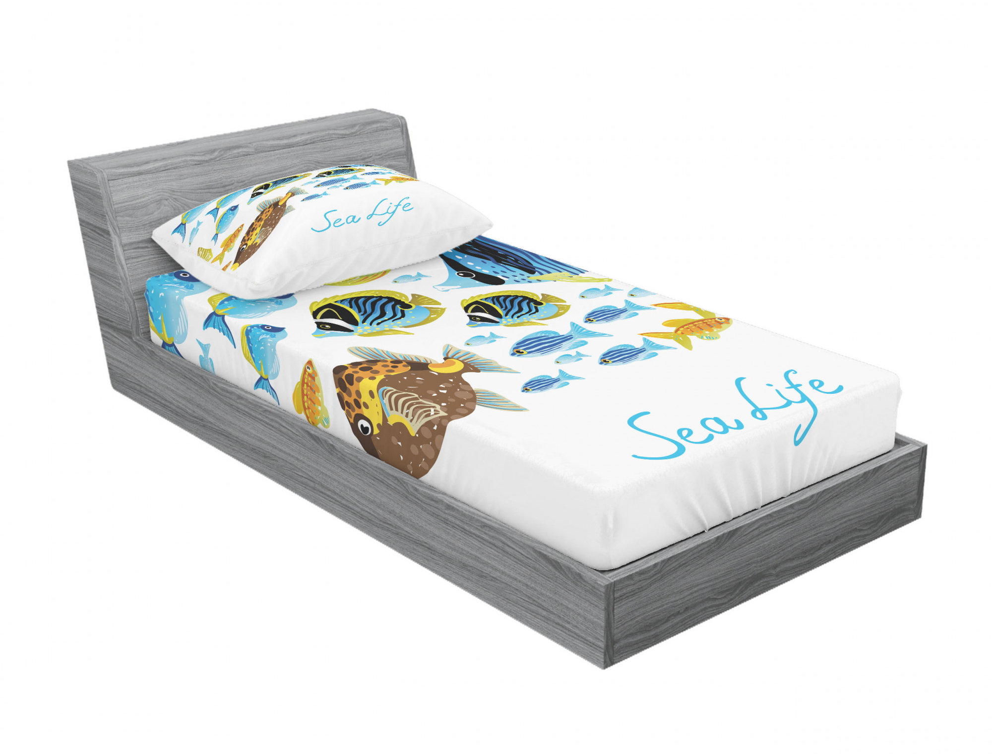 Ambesonne Tropical Fish Creatures Sheet Set - Wayfair Canada