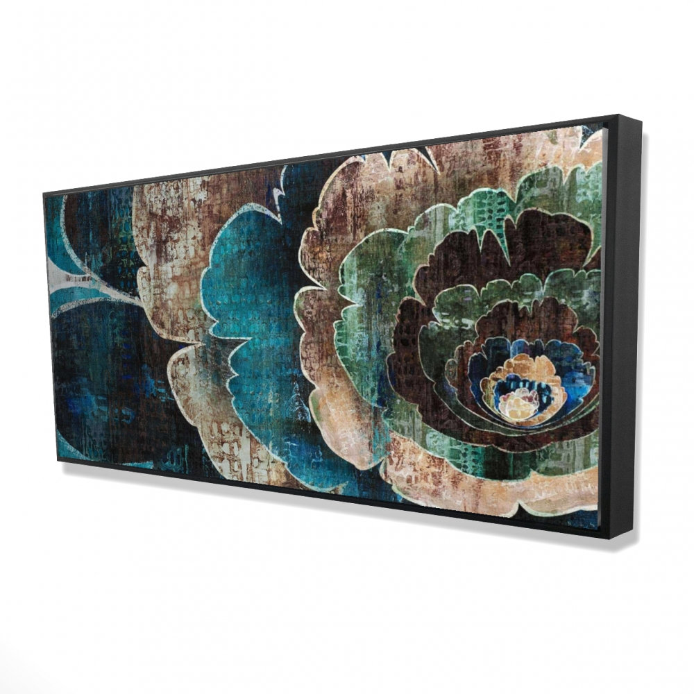 Begin Edition International Inc. " Blue Flower Montage " on - Wayfair ...