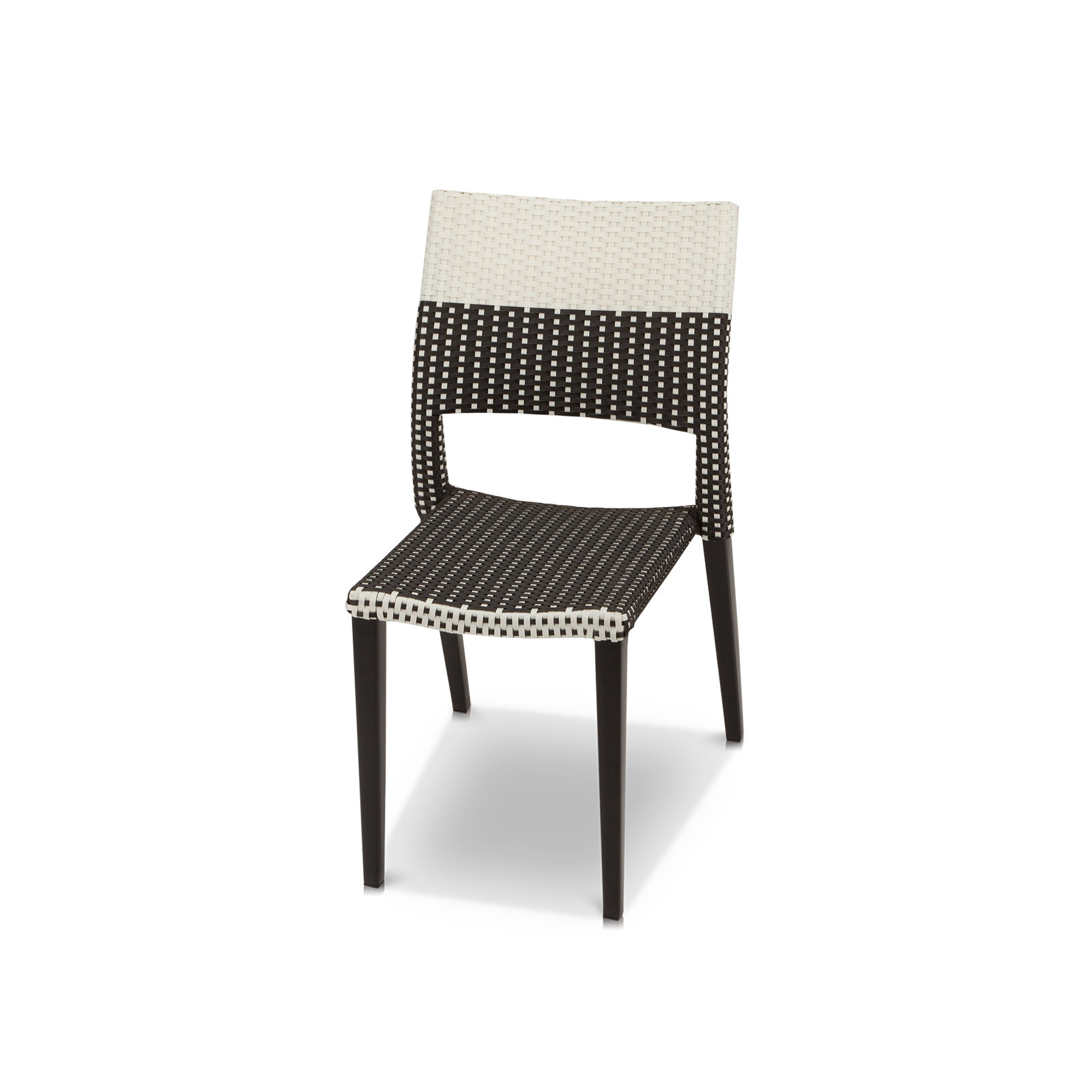 DecoScape Chloe Metal Outdoor Stackable Dining Side Chair | Perigold