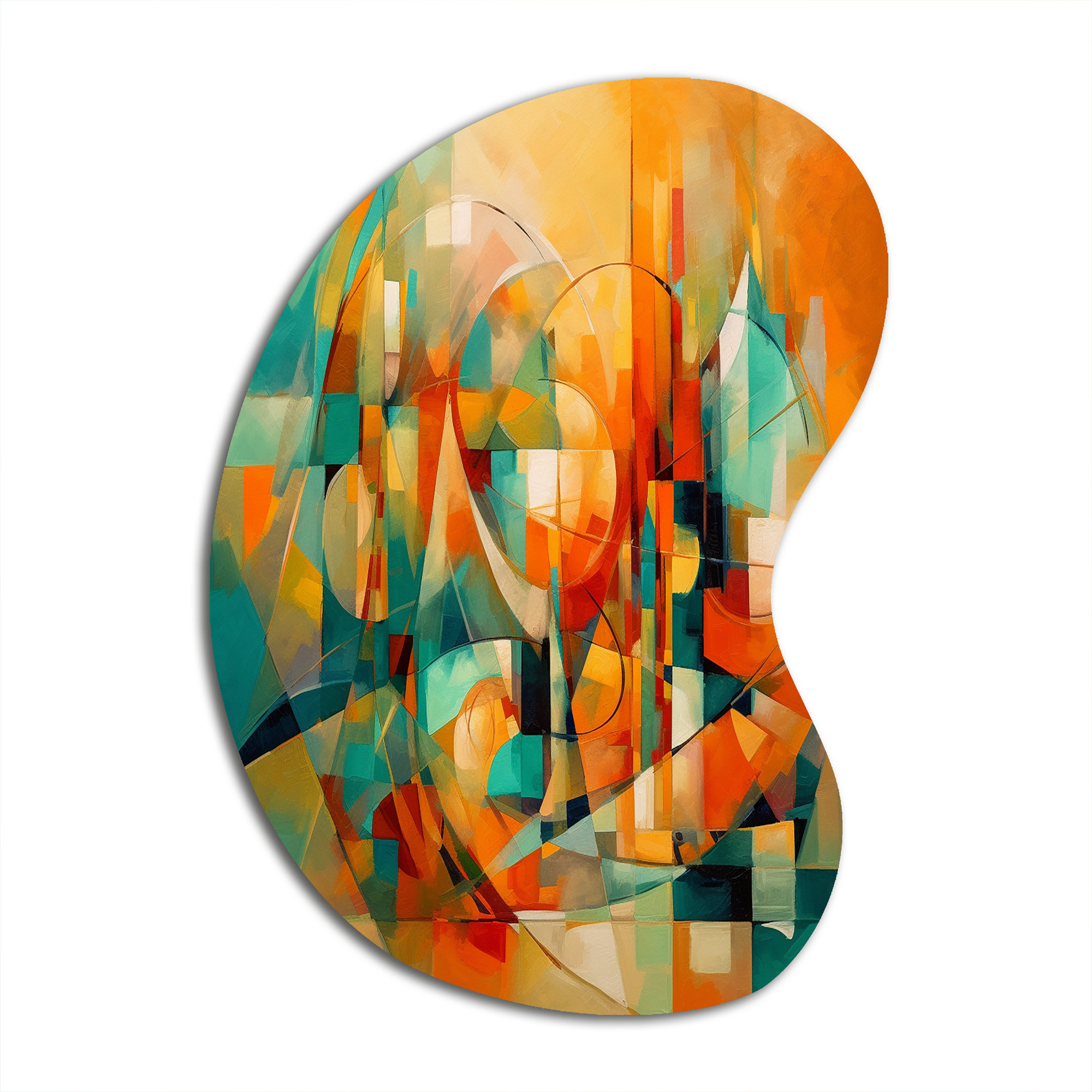 Ivy Bronx Abstracting The Cubist Form IV - Abstract Cubism Boom Shape ...