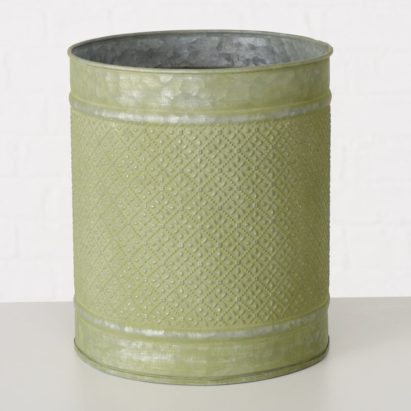 Bungalow Rose 3-Piece Metal Cachepot Set | Wayfair