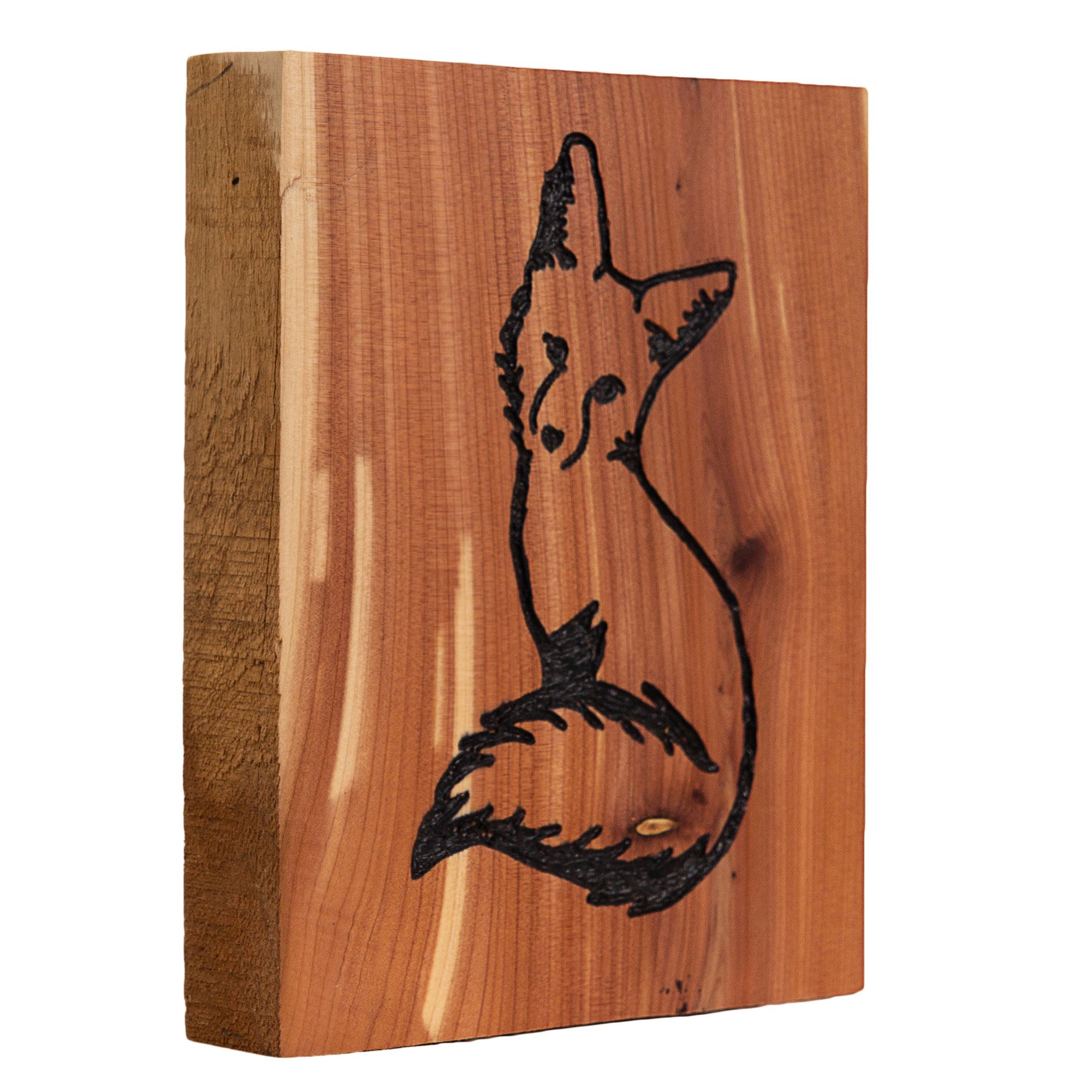 Selman's Handcrafted Turkey Calls Fox Shelf Sitter Plaque | Wayfair