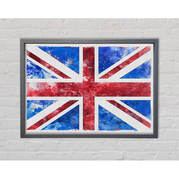 Williston Forge Union Jack Washed Out - Print | Wayfair.co.uk