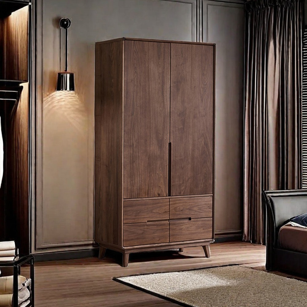 Parttlion European style retro simple exquisite wardrobe | Wayfair