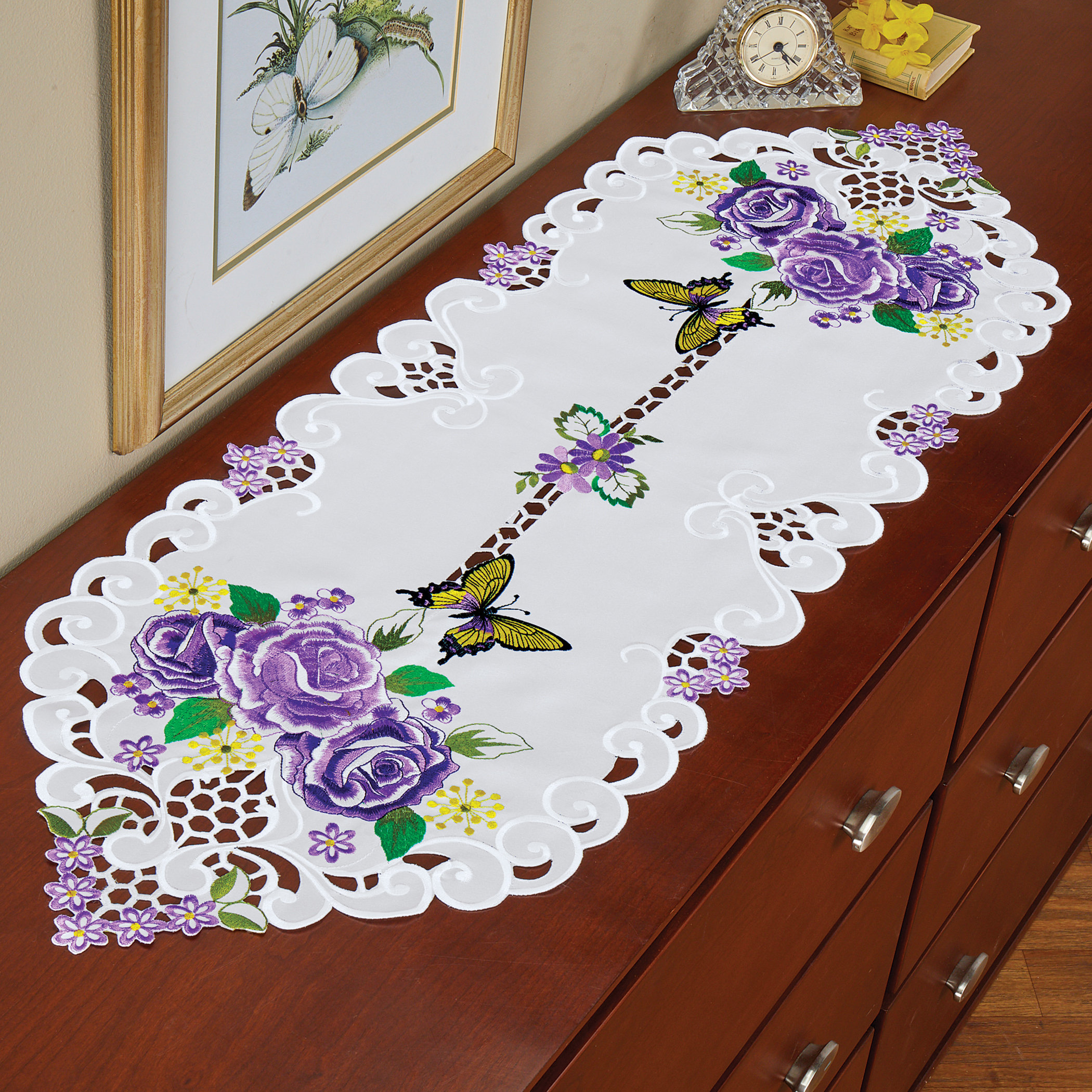 Ophelia & Co. Talbot Floral Table Topper - Wayfair Canada