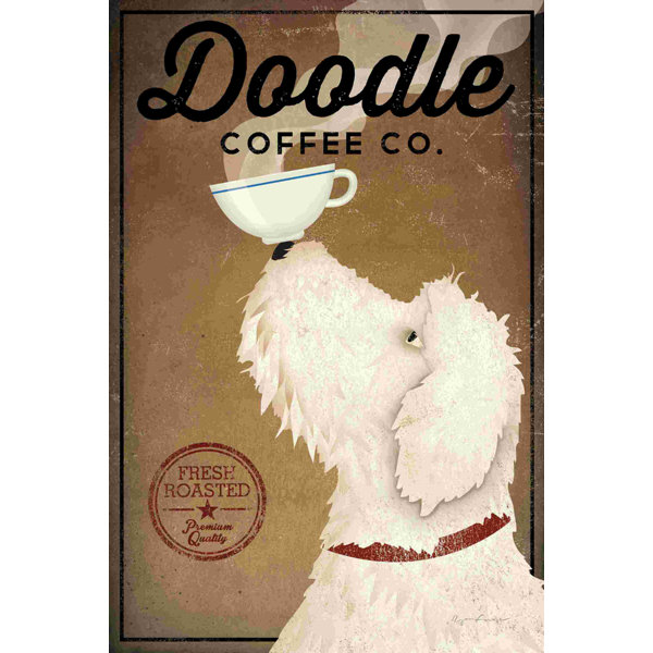 Trinx Doodle Coffee by Ryan Fowler Print | Wayfair