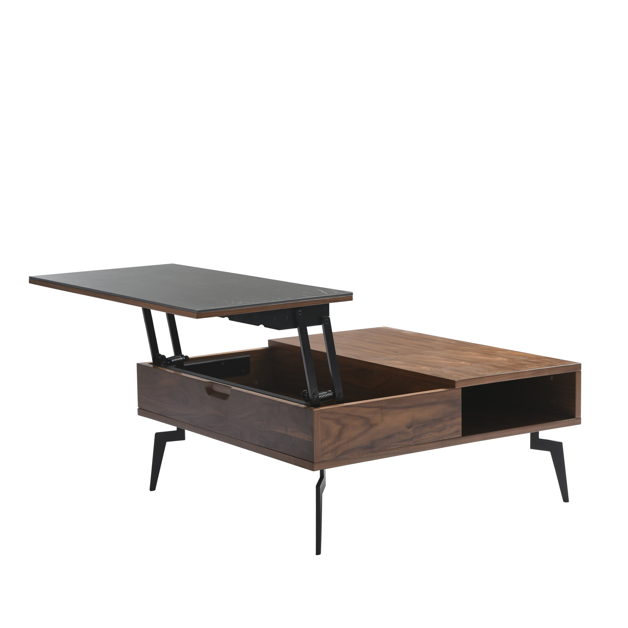 Hokku Designs Northgate Transitional Square Lift-Top Coffee Table In ...