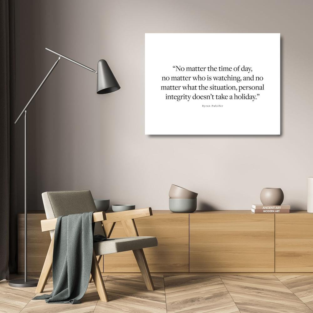 Trinx ArtsyQuotes Gallery Wrapped Canvas Art Titled: Byron Pulsifer ...