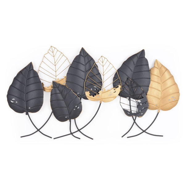 Canora Grey Glam Plants & Flowers Wall Decor on Metal | Wayfair.co.uk