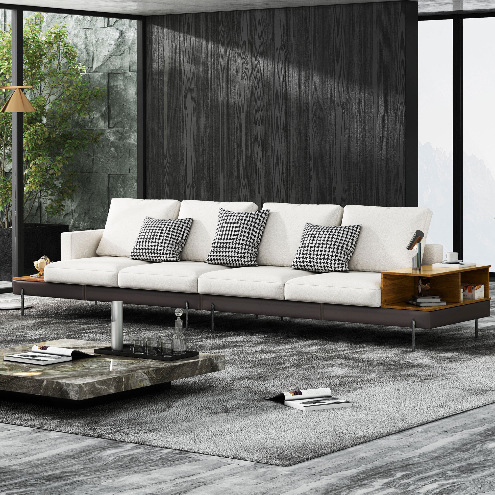 Ebern Designs Luxury Sofa/Fabric Sofain Living Room Left And Right ...