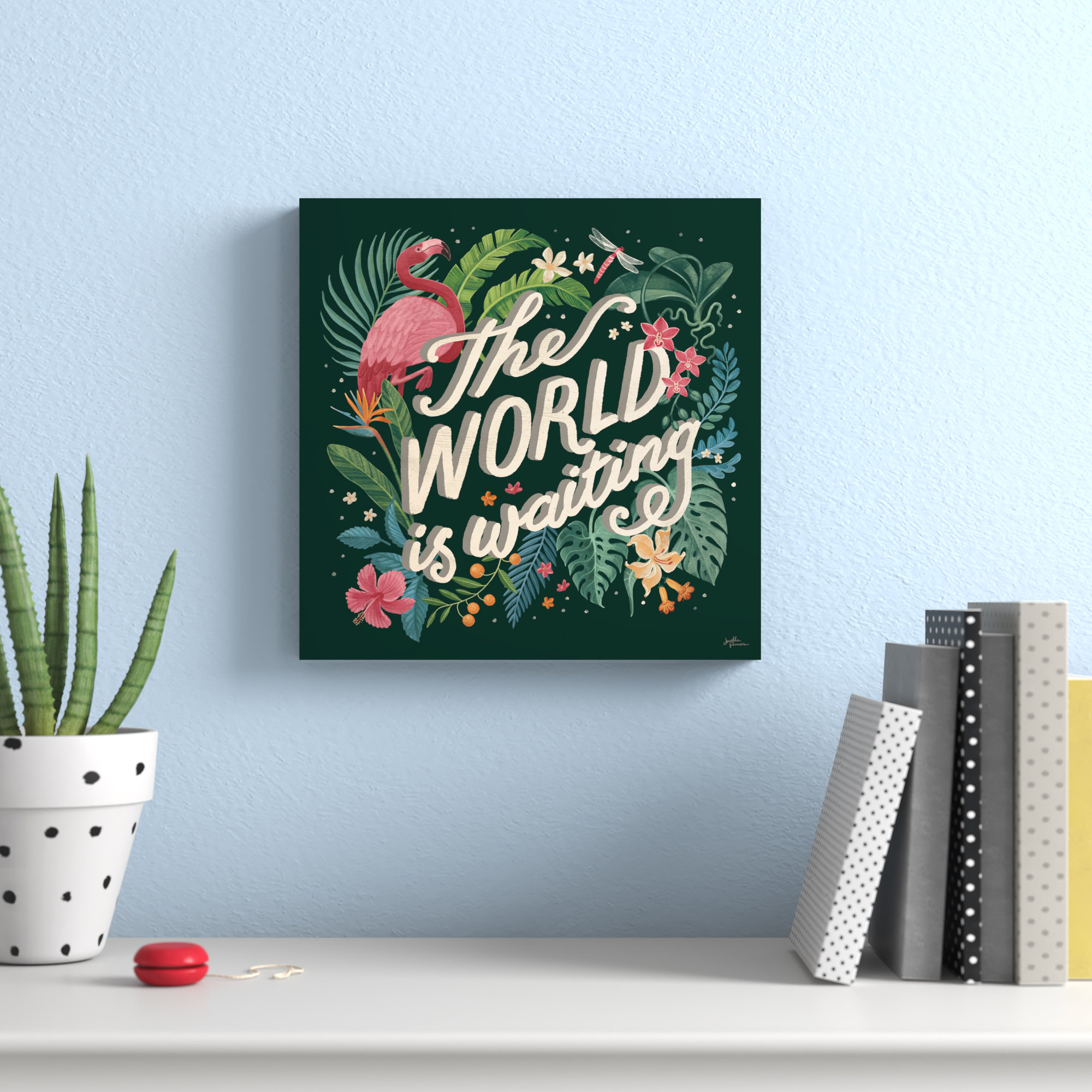 Mack & Milo™ Jungle Love VIII by Janelle Penner - Wrapped Canvas ...