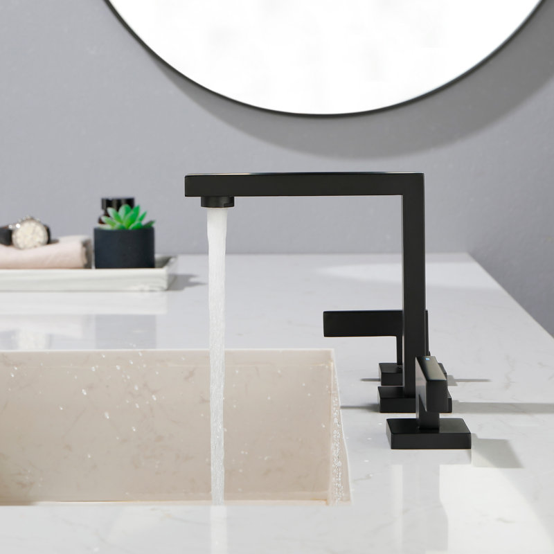 SHAMANDA Widespread Faucet 2-handle Bathroom Faucet | Wayfair