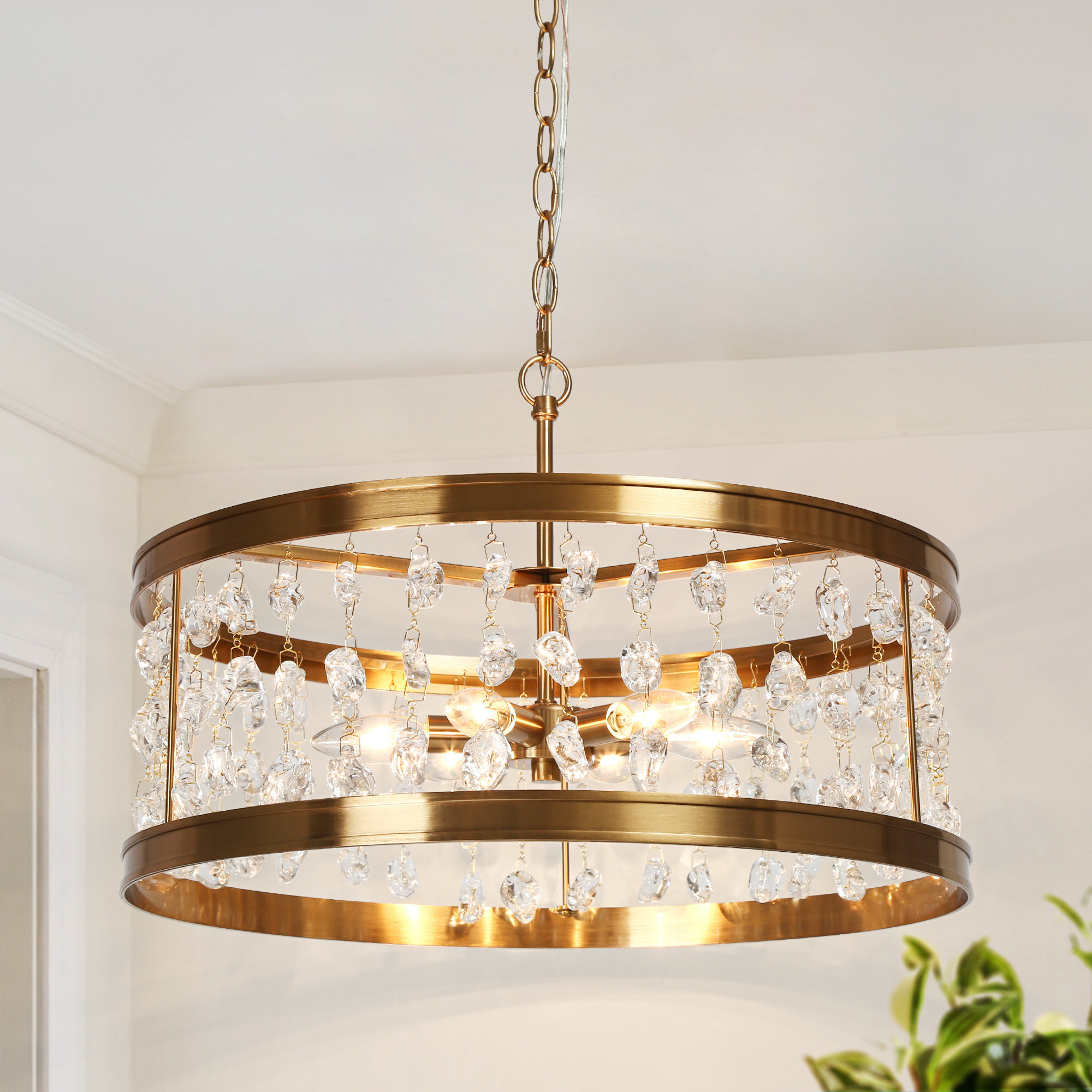 House of Hampton® Jaison 6 - Light Dimmable Drum Chandelier | Wayfair