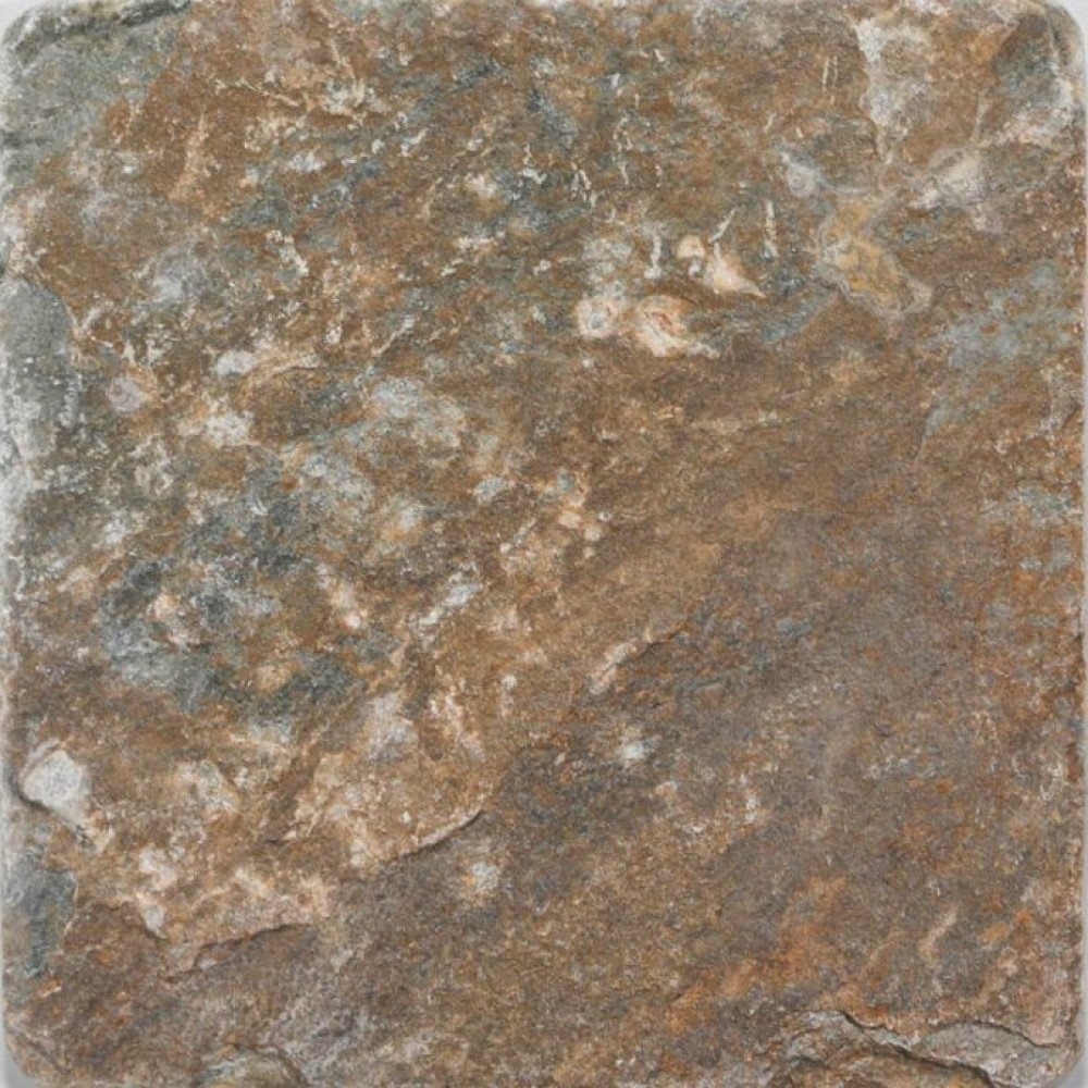 The Tile Square Tumbled Gold Quartzite 6" x 6" Natural Stone Wall ...