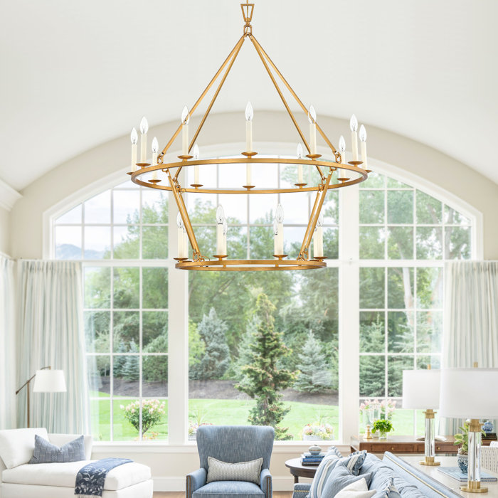 Gracie Oaks Zakery 20 - Light Dimmable Chandelier & Reviews | Wayfair