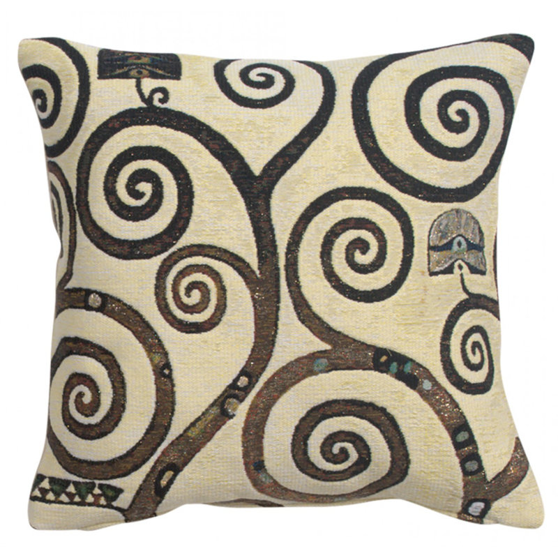 Charlotte Home Furnishings Lebensbaum Branches Cotton Pillow Cover ...