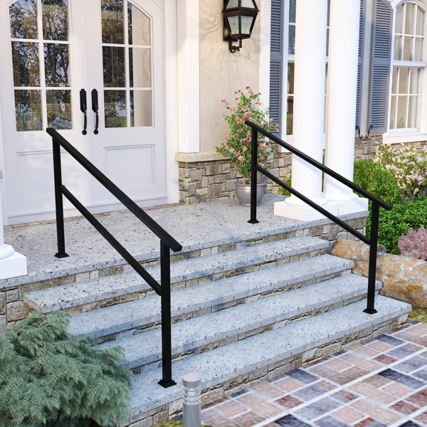 Metaoutdoors Stair Railing Kit Handrail Flexible Outdoor Deck Hand Rail ...