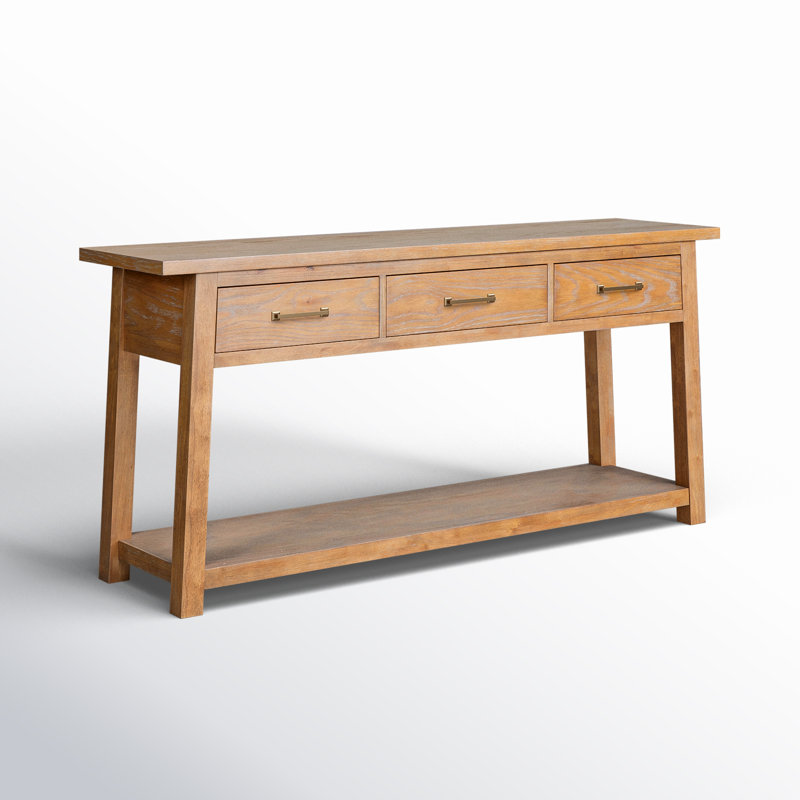 Birch Lane™ Dunkirk 64" Solid Wood Console Table | Wayfair