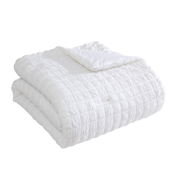 Tahari Luca 3-Piece Seersucker Grid Cotton-Rich Comforter Set & Reviews ...