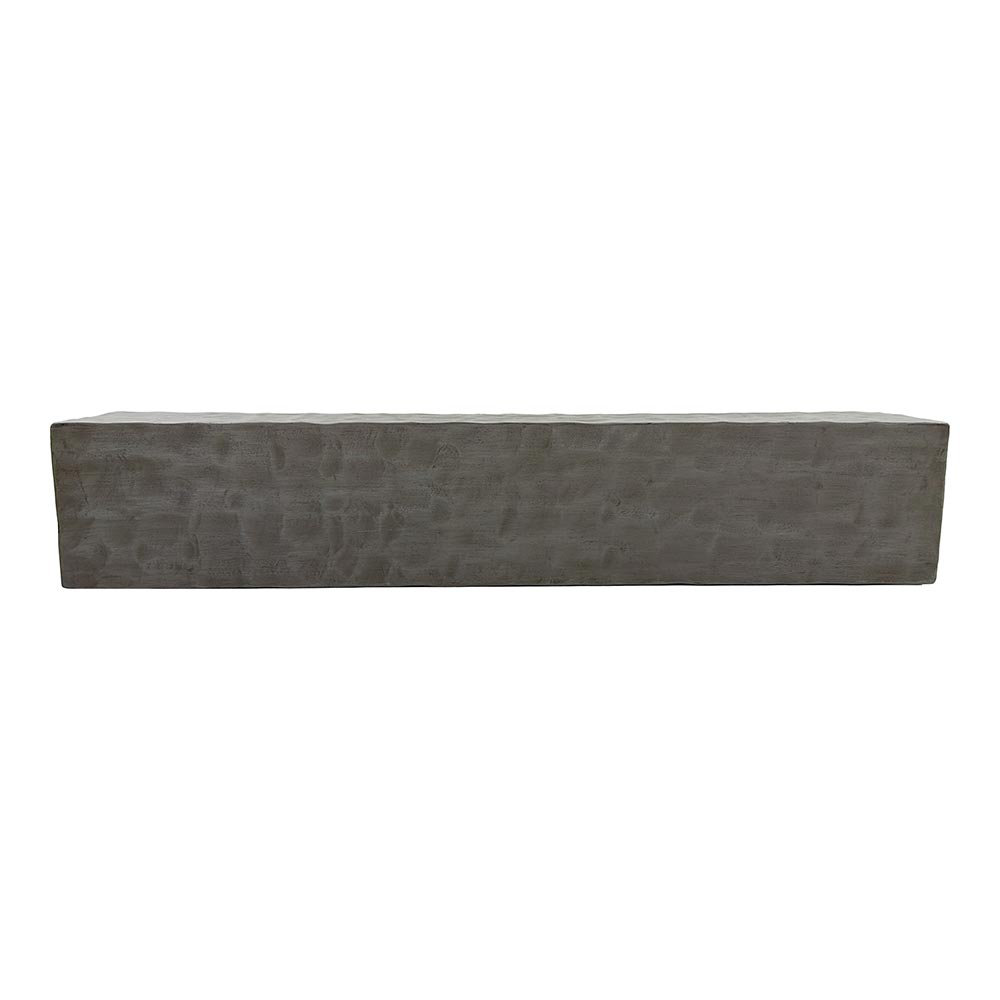 Modern Ember Thermastone Concrete Fireplace Mantel Shelf | Chiseled ...