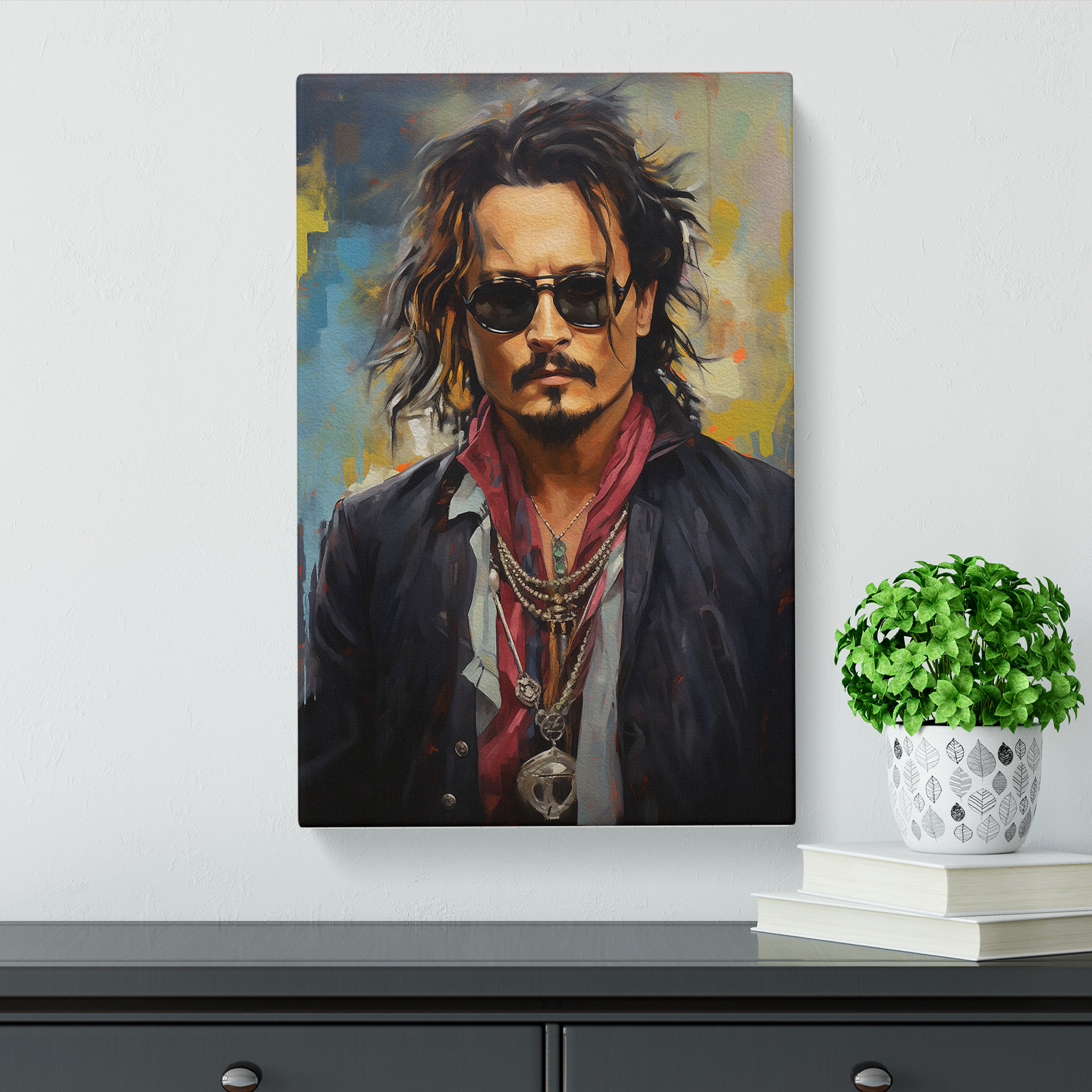 Marlow Home Co. Johnny Depp Hard Edge - Print | Wayfair.co.uk