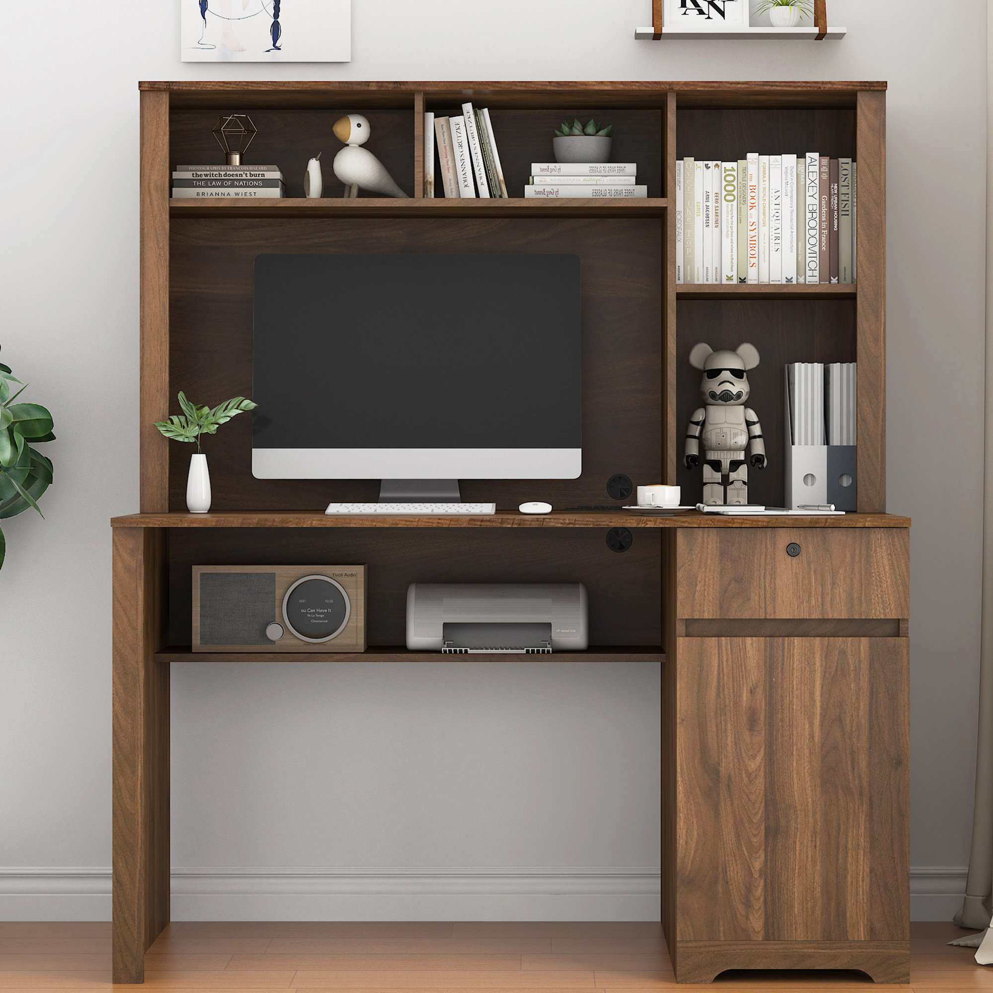 Red Barrel Studio 59" High Computer Desk With Hutch - Wayfair Canada