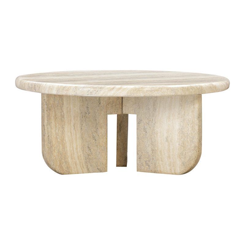 Brayden Studio® Patrizia Concrete Round Coffee Table | Wayfair
