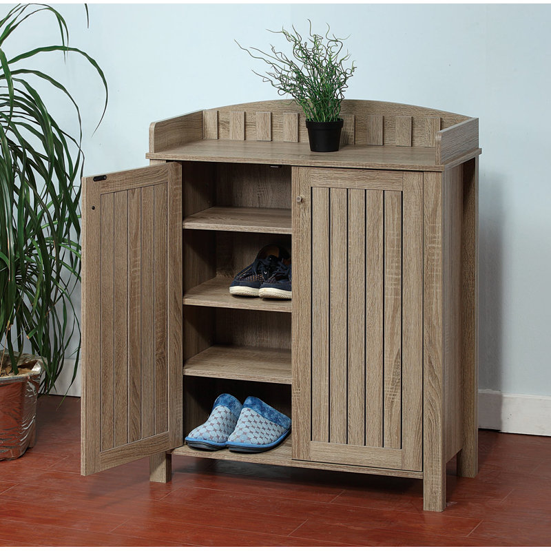 Winston Porter 12 Pair Shoe Storage Cabinet | Wayfair