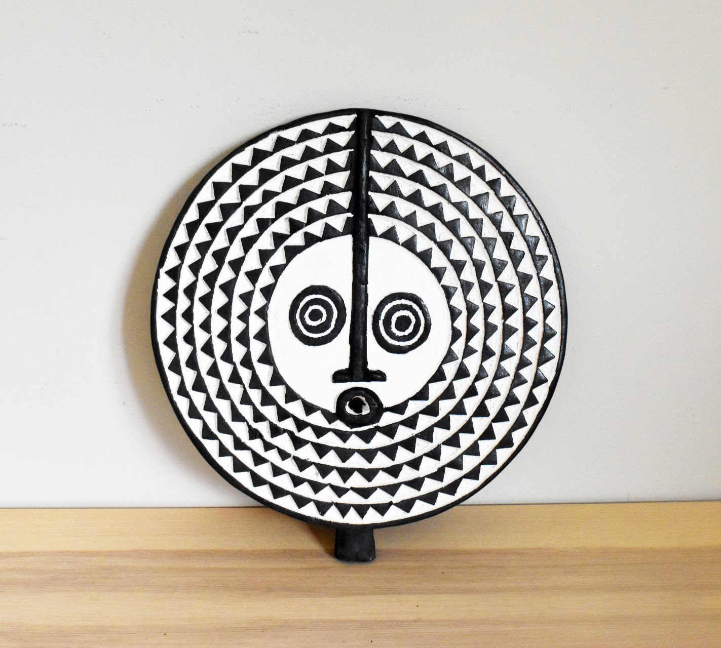 Bungalow Rose Aribinda African Handmade Wood Mask Wall Decor | Wayfair