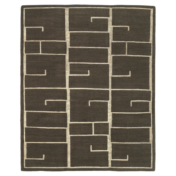 Tufenkian Shanghai Hand Knotted Geometric Rug | Wayfair