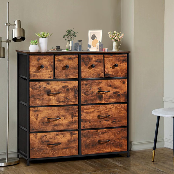 Borough Wharf 98 cm Chest Of Drawers, 10-Drawer with Handles & Reviews ...