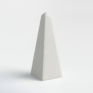 AllModern Meads Pyramid Sculpture | Wayfair